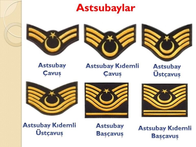 Kara Kuvvetleri Rütbe ve Sınıf İşaretleri | Askeri Birlikler